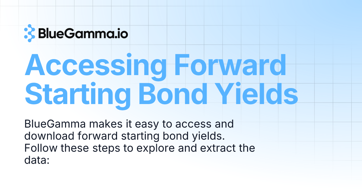 Accessing Forward Starting Bond Yields | BlueGamma Documentation